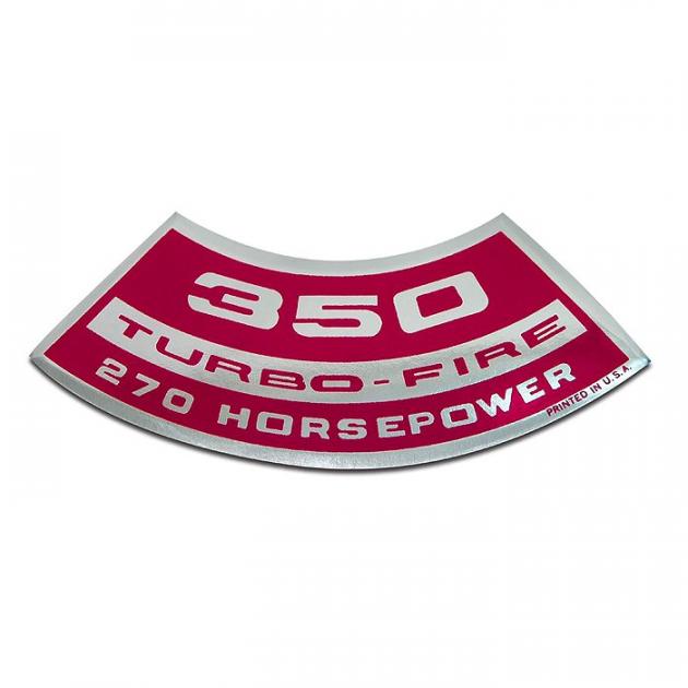 350 TURBO FIRE 270HP DECAL | Camaro Depot
