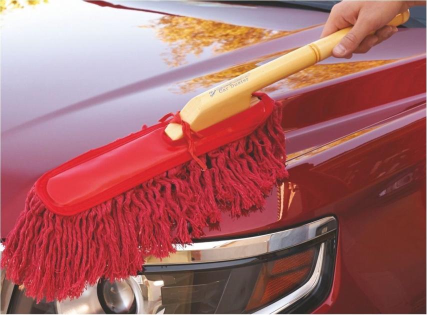 The Original California Car Duster, Wood Handle | Camaro Depot