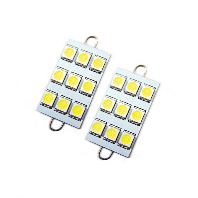 Oracle Lighting 44mm 6 LED 3 Chip, Loop Festoon Bulbs, White, Pair 5209 ...