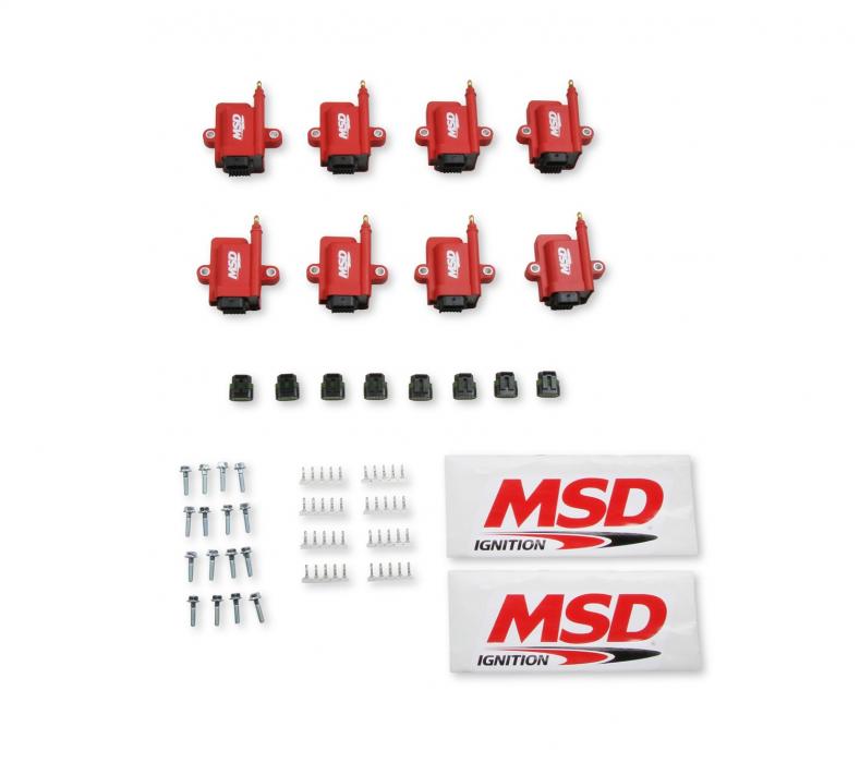 MSD Ignition Coil, Smart, 8-Pack, Red 8289-8 | Camaro Depot