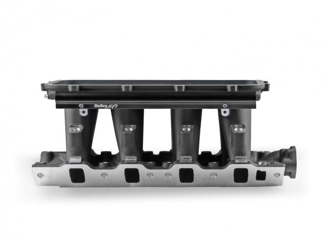 Holley EFI 8.2" SBF Ford Hi-Ram EFI Manifold with Side Mount Top-Black ...