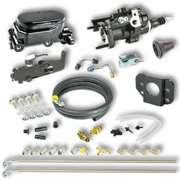 Right Stuff 1967-74 GM A/F/X-Body, Black Hydro Boost & Master Cylinder ...