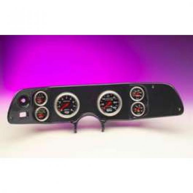 Camaro Dash Panel, With 6 AutoMeter Sport Comp II Gauges, Carbon Fiber ...