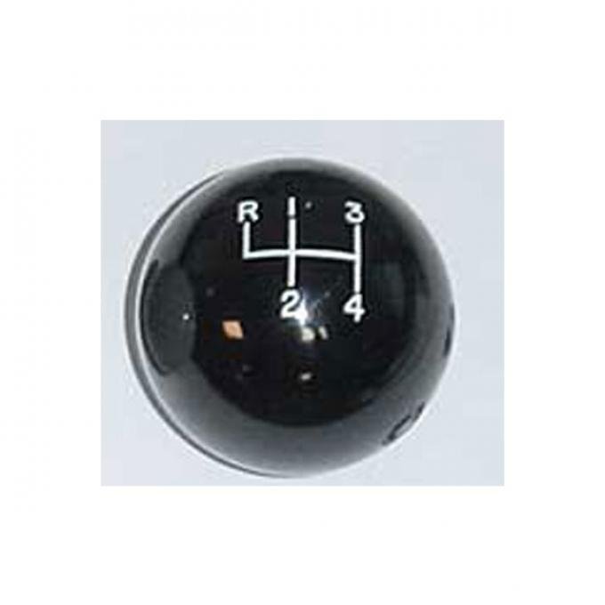 Firebird 4-Speed Shift Pattern 3/8'' Thread Black Ball Shifter Knob ...