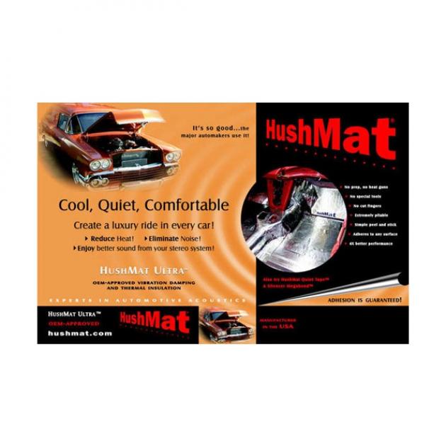 Hushmat Ultra Insulation, Trunk Floor, For Camaro, 1967-1969 | Camaro Depot