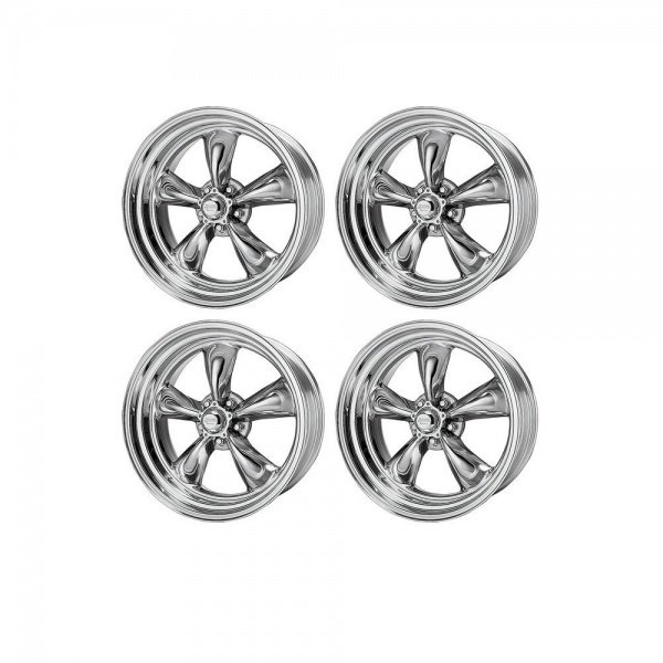 Chevy American Racing Torq Thrust II Wheel Set, Polished Aluminum, 15X7 ...