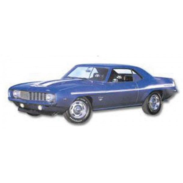 Camaro Yenko Vinyl Stripe Kit, 2 Mil Thick, White, 1969 | Camaro Depot