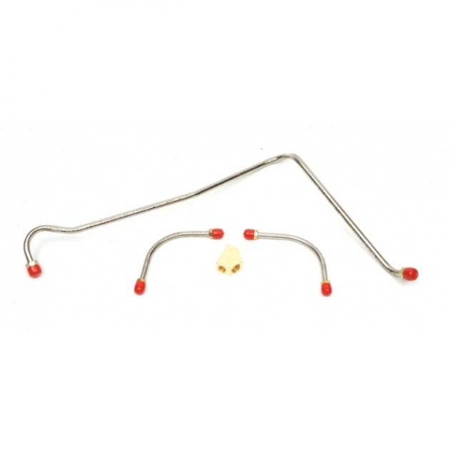 Camaro Fuel Line Set, Fuel Pump To Holley Carburetor, Stainless Steel ...