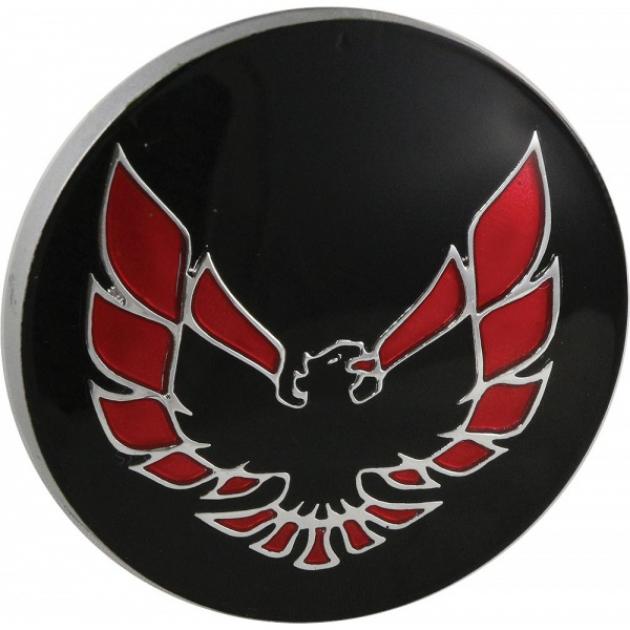 Firebird Wheel Center Cap Emblem, Red, 1977-1983 | Camaro Depot