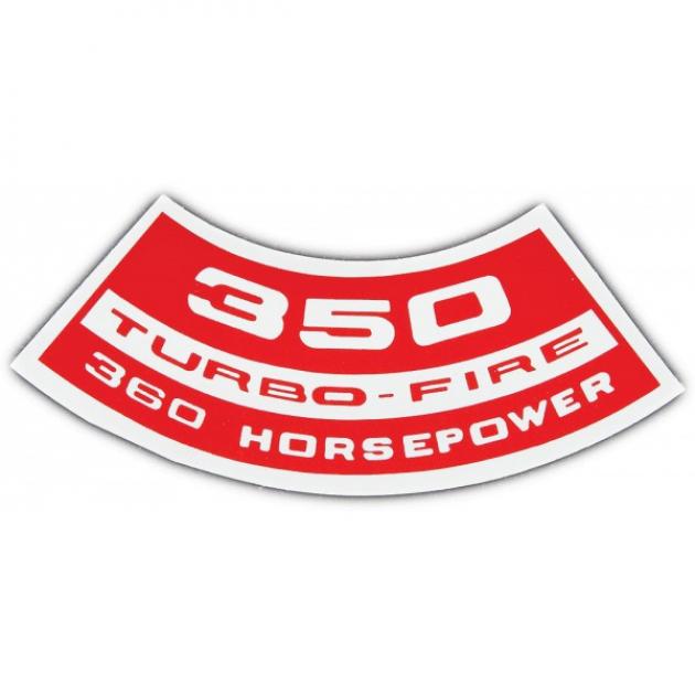 350 TURBO FIRE 360HP DECAL | Camaro Depot