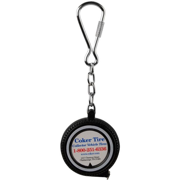 Coker Tire Measuring Tape Keychain KEY | Camaro Depot