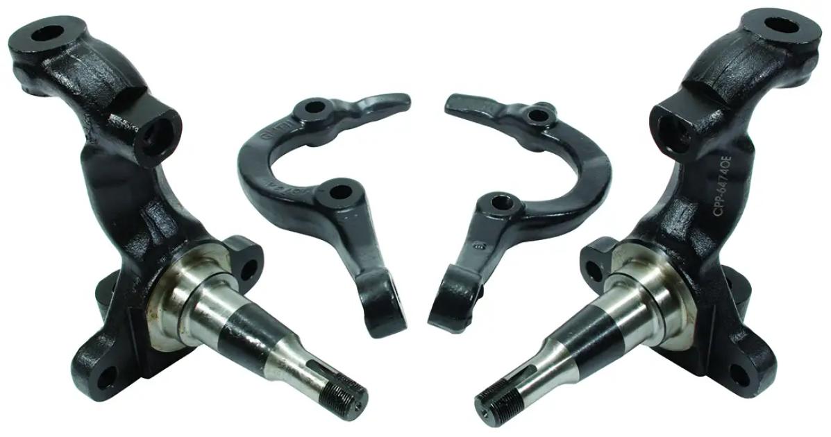 Classic Performance 1964-74 AFX Stock Height Spindles & Steering Arms ...