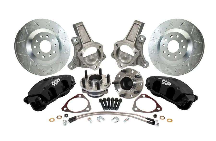 Classic Performance Corvette Style Front Disc Brake Kit with C7 Hubs W ...