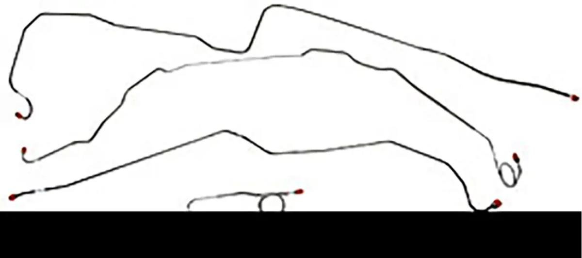 Classic Performance Front Disc Brake Line Conversion Kit with ...