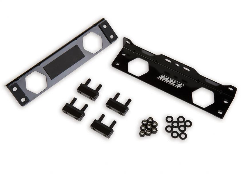 Earl's Oil Cooler Mounting Brackets for Temp-a-Cure Oil Cooler 1302ERL ...