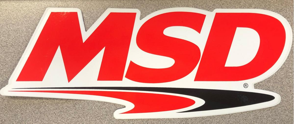 Holley MSD Decal 9300MSD | Camaro Depot