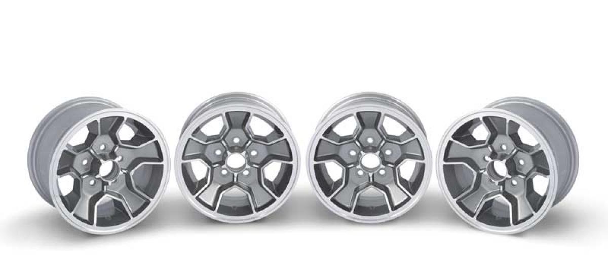 OER Z28 N90 Style 15" X 7" Aluminum Wheel 5 x 4-3/4" Bolt Pattern 4-1/4 ...