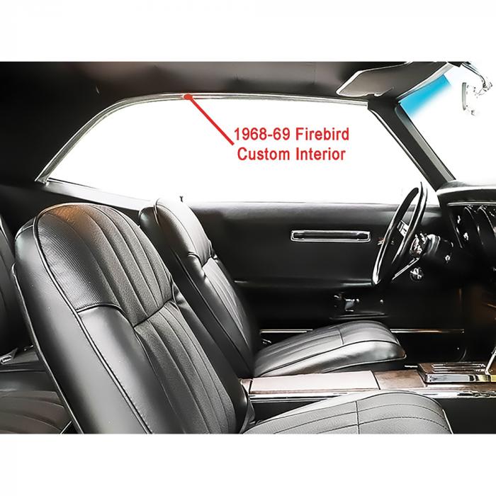 OER 1968-69 Firebird Inner Roof Rail Moldings Pair 748560 | Camaro Depot