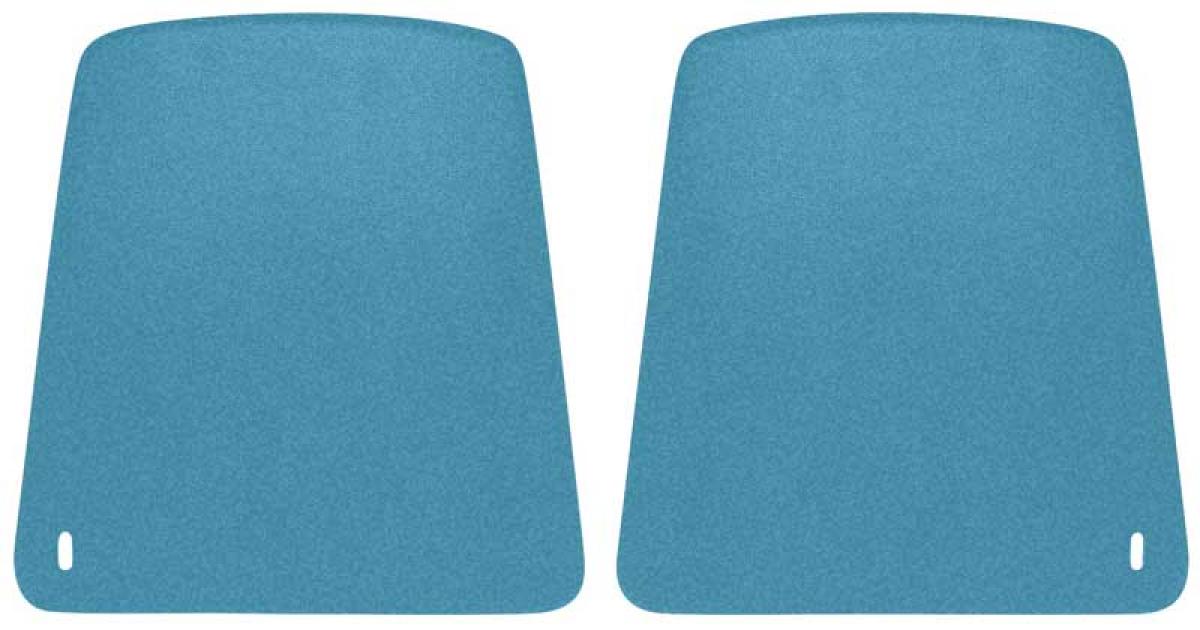 OER 1968-69 Camaro, Firebird, Bucket Seat Back Panels, Medium Blue ...