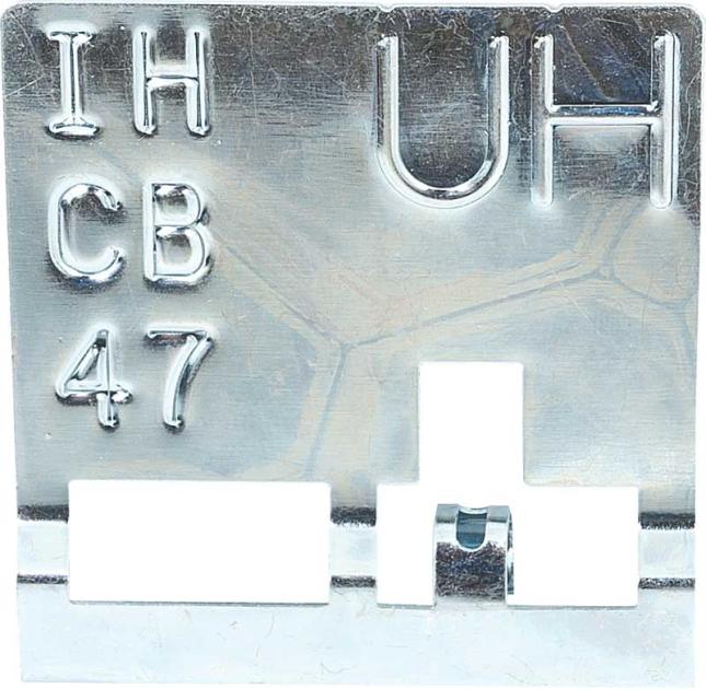 OER 1969 Camaro Z28, Radiator Tag, Code UH HC96 | Camaro Depot
