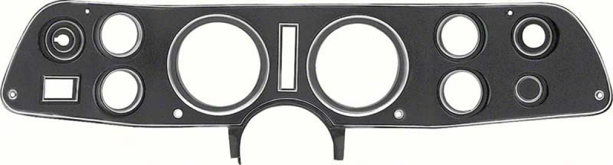 OER 1970-72 Camaro Dash Carrier Black With Chrome Trim K968 | Camaro Depot