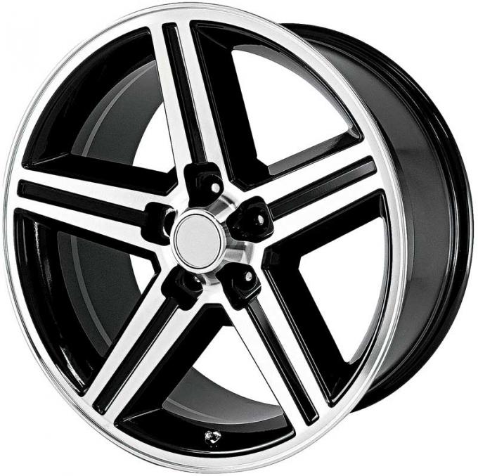 OER 18" x 8" IROC Replica Wheel Gloss Black with Machined Face PR148881 ...