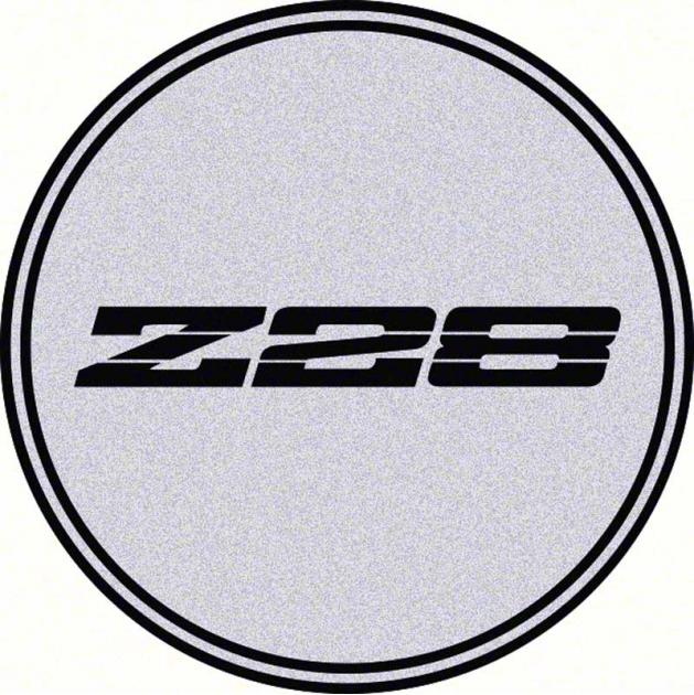 OER 2-15/16" R15 Wheel Center Cap Emblem with Black Z28 Logo and Silver ...