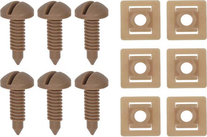 OER 1982-92 Camaro/Firebird, Rear Hatch Screw And Nut Set, Light Saddle ...